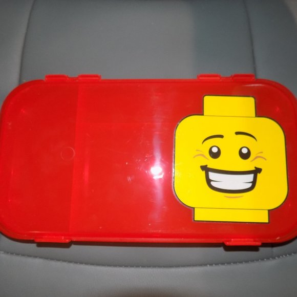 Lego | Toys | Lego Minifigure Red Storage Case New | Poshmark
